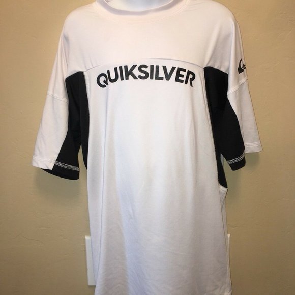Quiksilver | Shirts & Tops | Quicksilver Youth Large Sport Shirt White ...